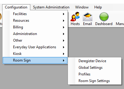 Architecture for the EMS Room Sign App